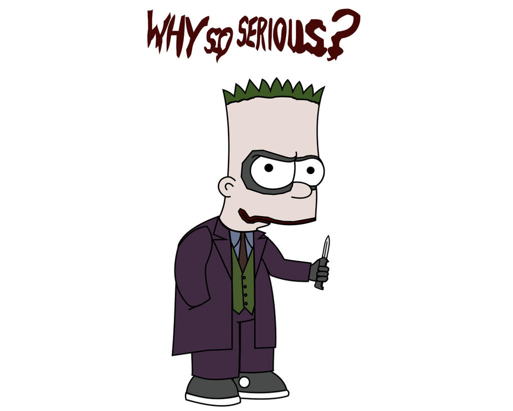 Bart As Joker Hires By Drunk N Crunk Punk On Deviantart