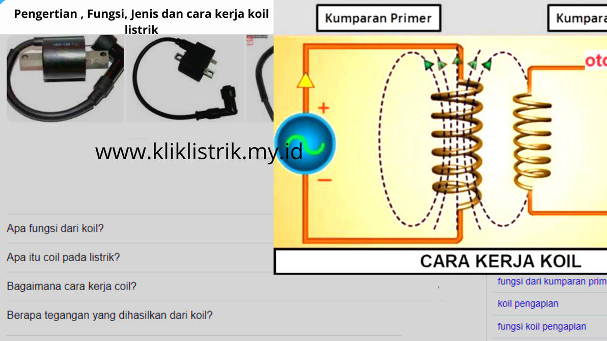 Pengertian , Fungsi, Jenis dan cara kerja koil lis by kliklistrik on ... Pengertian , Fungsi, Jenis dan cara kerja koil lis by kliklistrik on ...