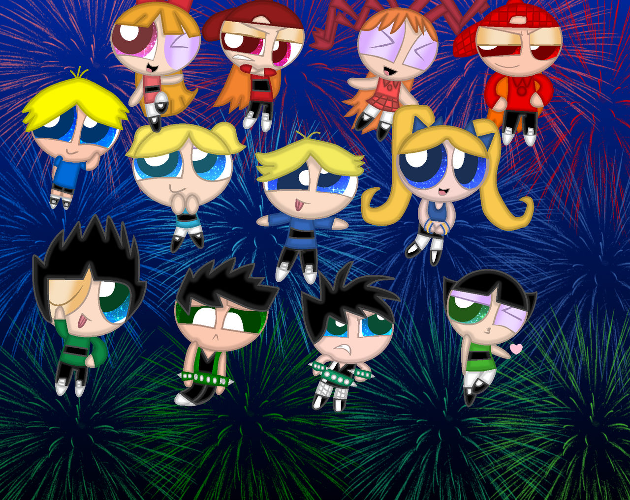 Ppg Rrb Ppnkg And Rrnkb Normal By Kayalovesu On Deviantart