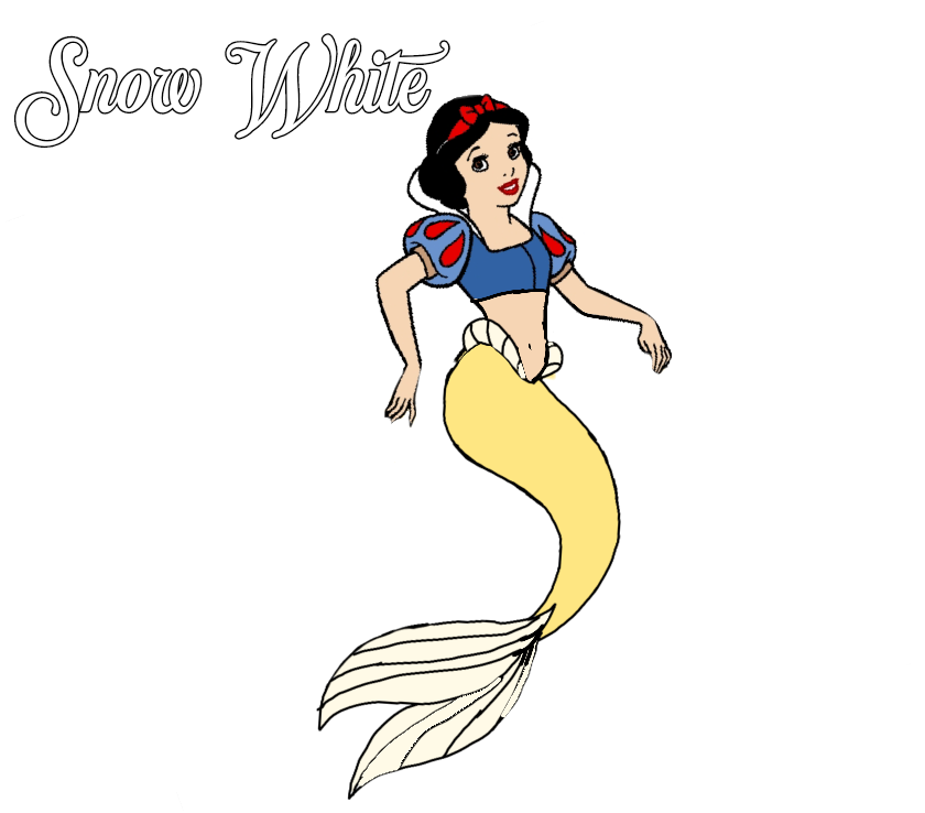 Disneys Mermaids Edition Snow White By Spiritsmermaids4 On Deviantart