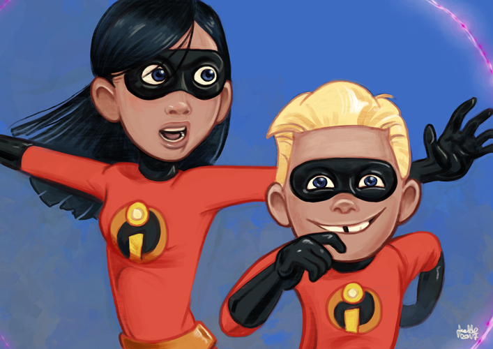 Daily Sketches Dash And Violet By Fedde On Deviantart