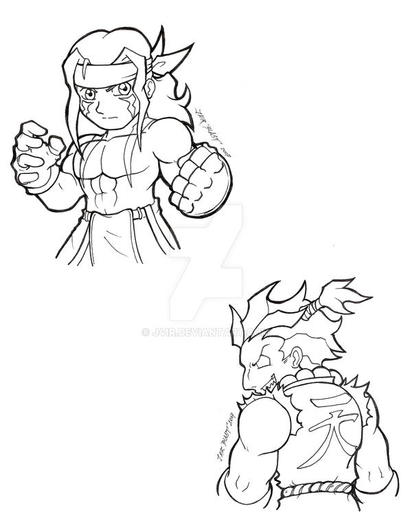 Alex And Akuma Pocket Designs By J41r On Deviantart