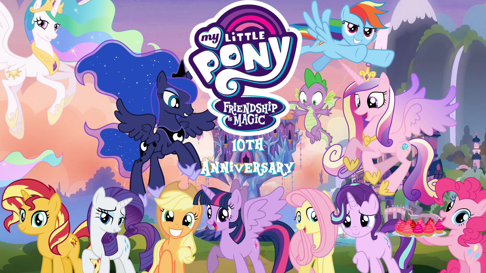 Happy 10th Anniversary Mlp Fim By Lancescout On Deviantart