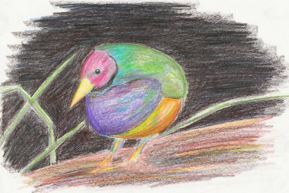 Rainbow Birdy by The-Turtle-Ghost on DeviantArt