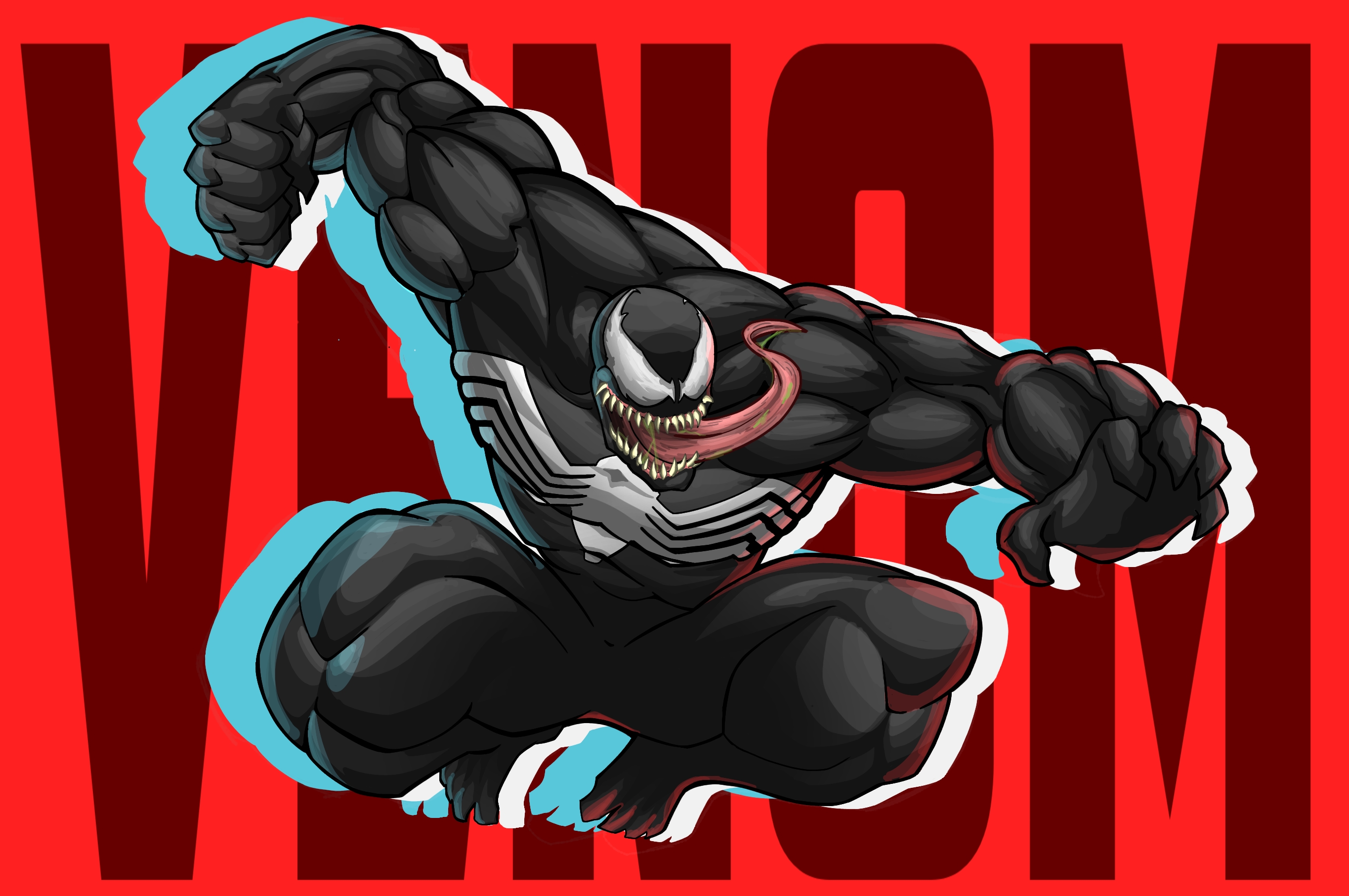 Venom Eddie Brock By Kenxdrew On Deviantart