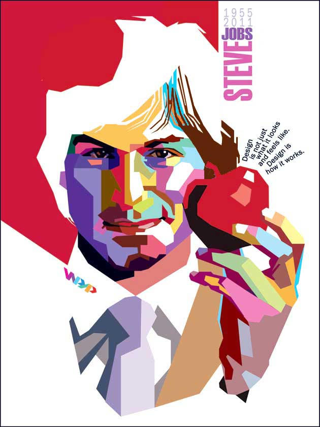 WPAP Steve Jobs by wedhahai on DeviantArt WPAP Steve Jobs by wedhahai on DeviantArt