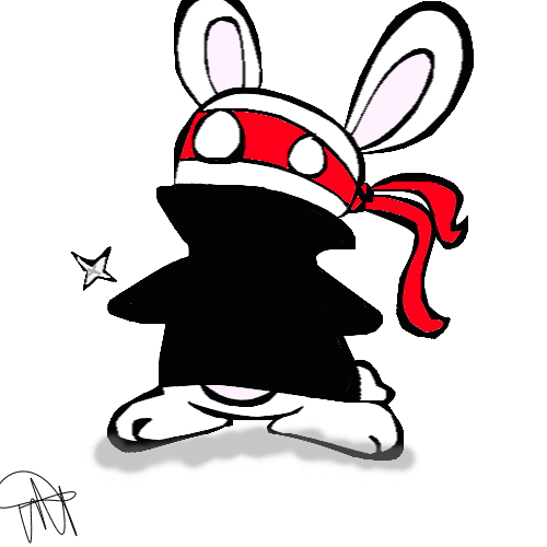 Ninja Bunny By Extreme Electro On Deviantart