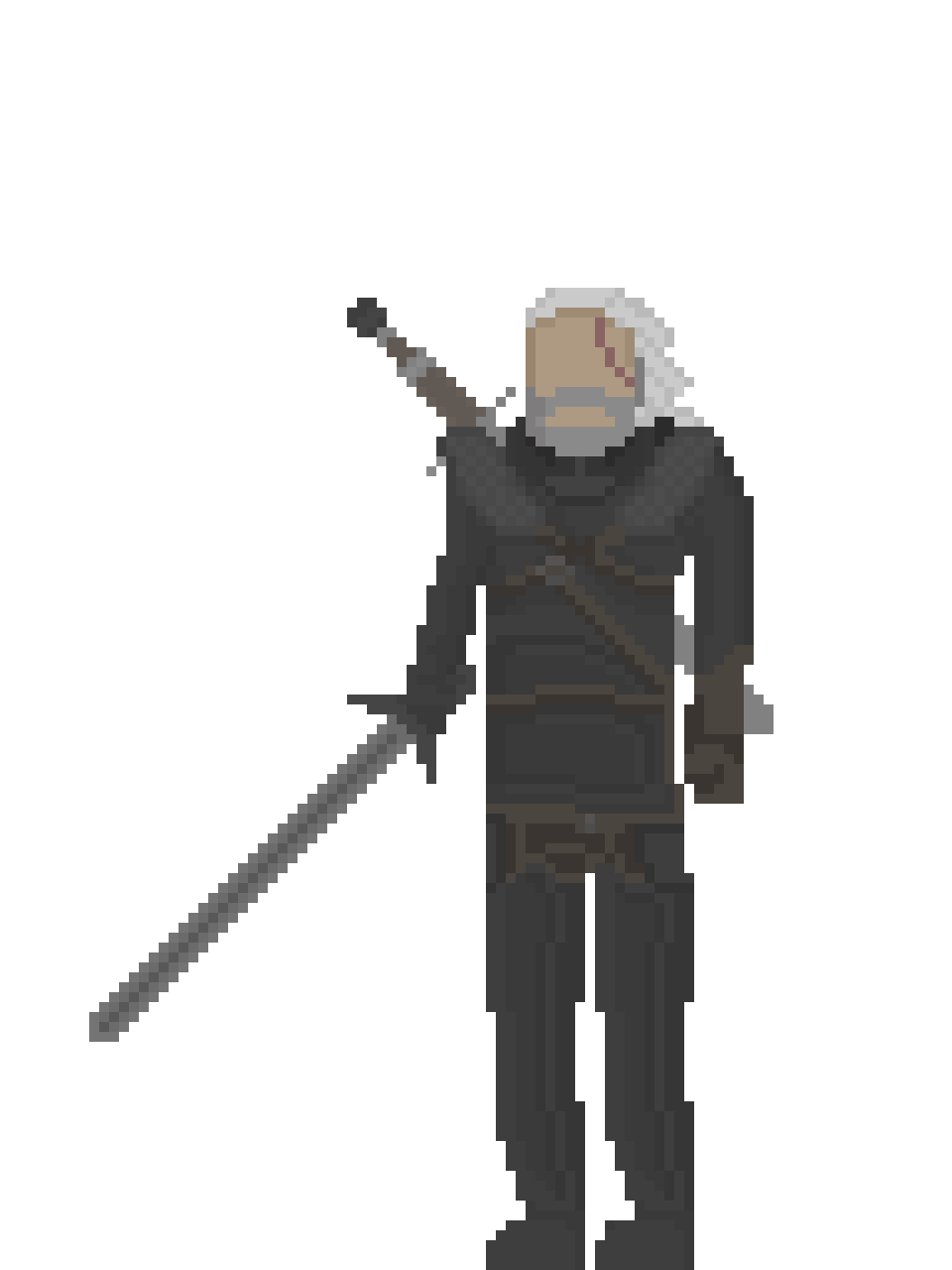 The Witcher Pixel Art By Denizcantulan On Deviantart