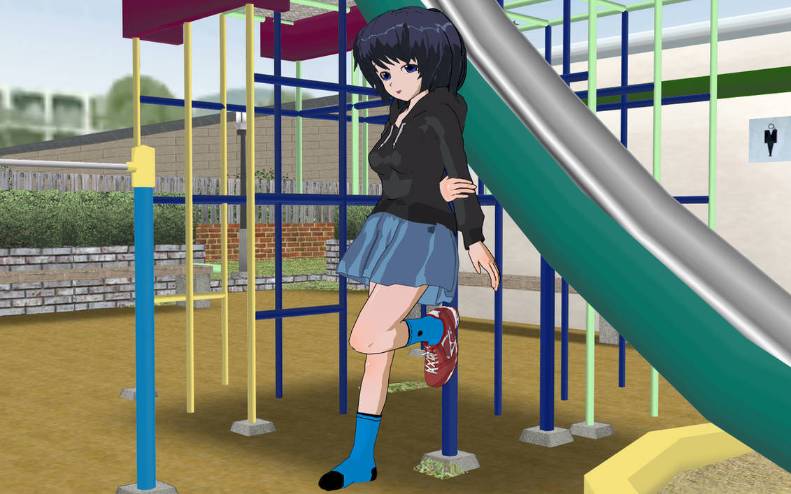 Resting In Blue Socks By Mamorufumio On Deviantart