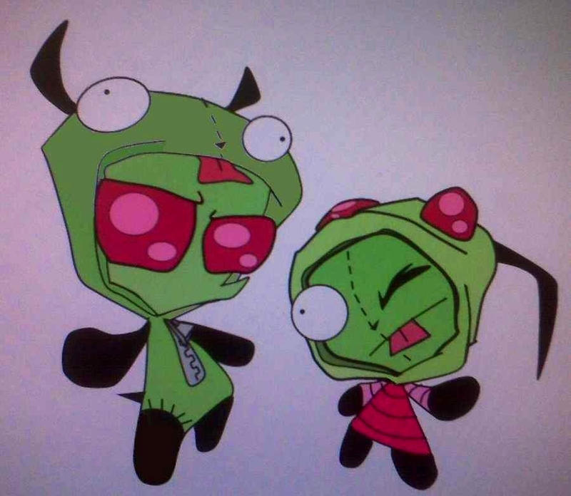 Zim and GIR trick or treating - Gift by InvaderNAV on DeviantArt Zim and GIR trick or treating - Gift by InvaderNAV on DeviantArt