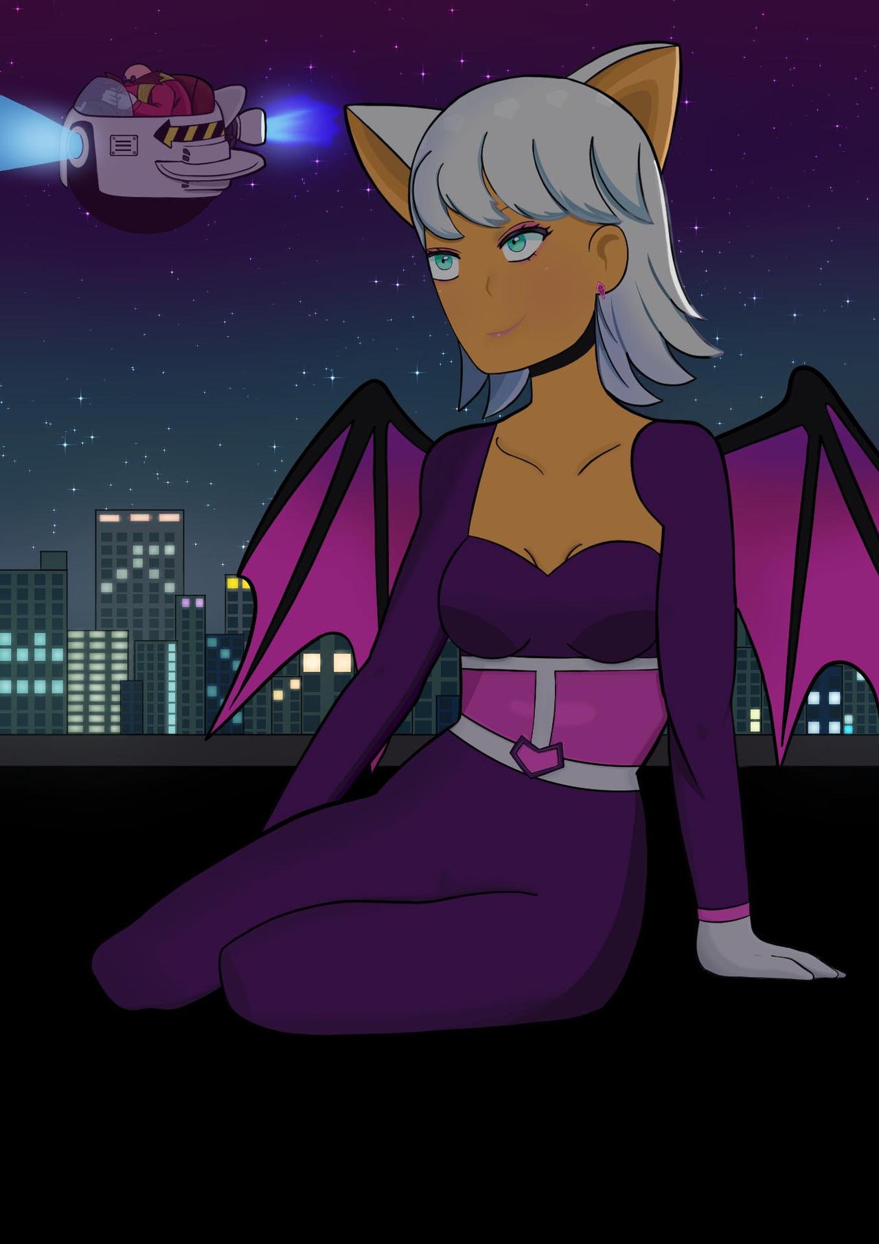 Rouge The Bat Anime By Thundercyber On Deviantart