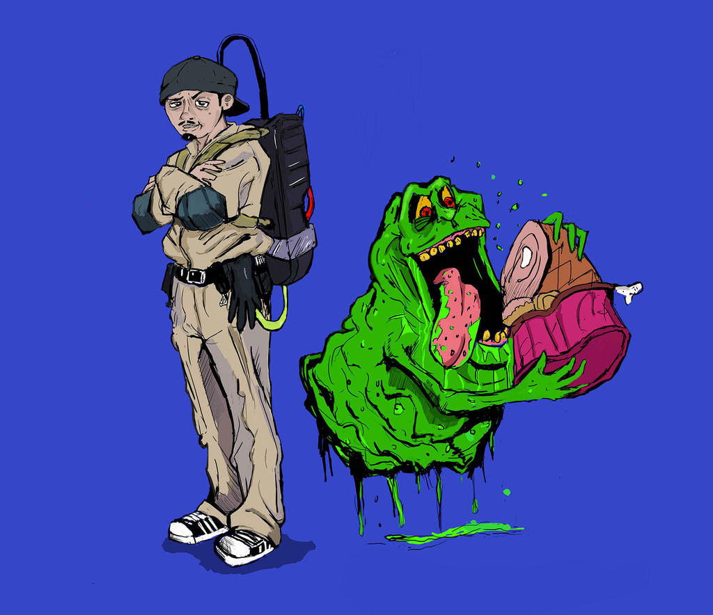 Me And Slimer By Artoflunatik On Deviantart
