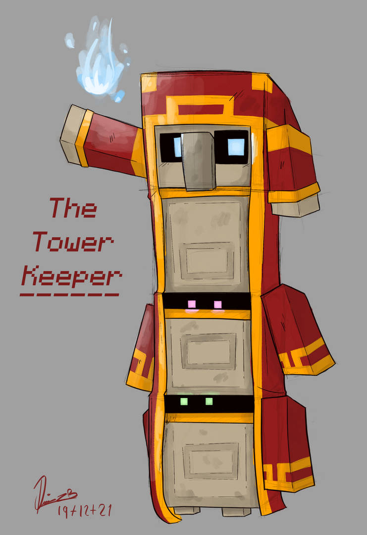 MINECRAFT DUNGEONS TOWER KEEPER by LemonPop666 on DeviantArt MINECRAFT DUNGEONS TOWER KEEPER by LemonPop666 on DeviantArt