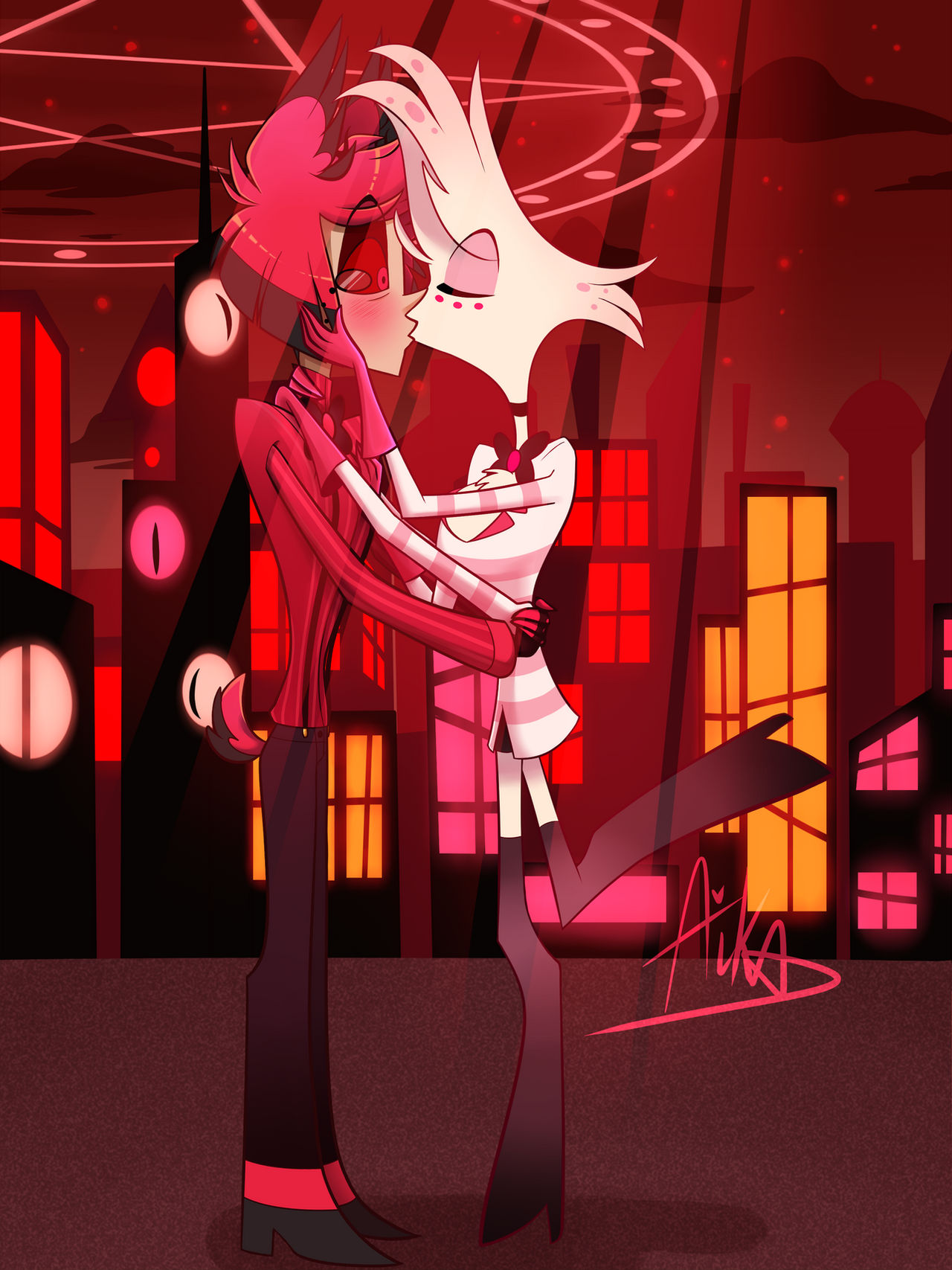 Angel Dust Kiss Alastor By Angieone On Deviantart