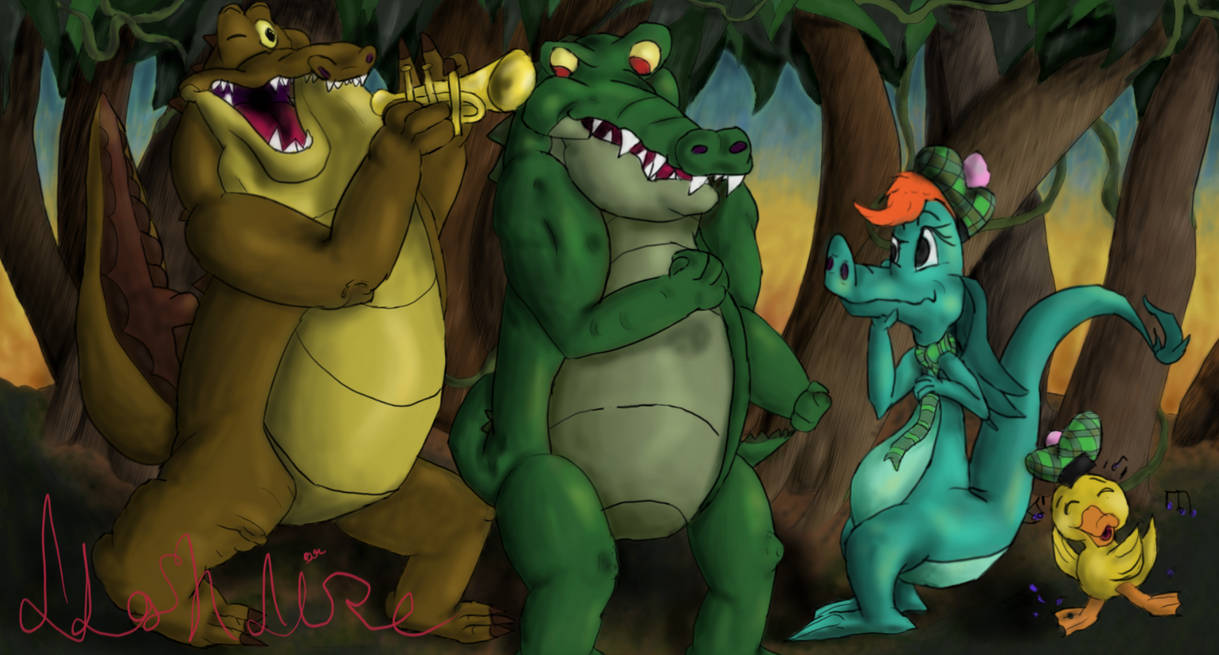 Disney Alligators Meet In A Swamp Request By Flashfire36 On Deviantart