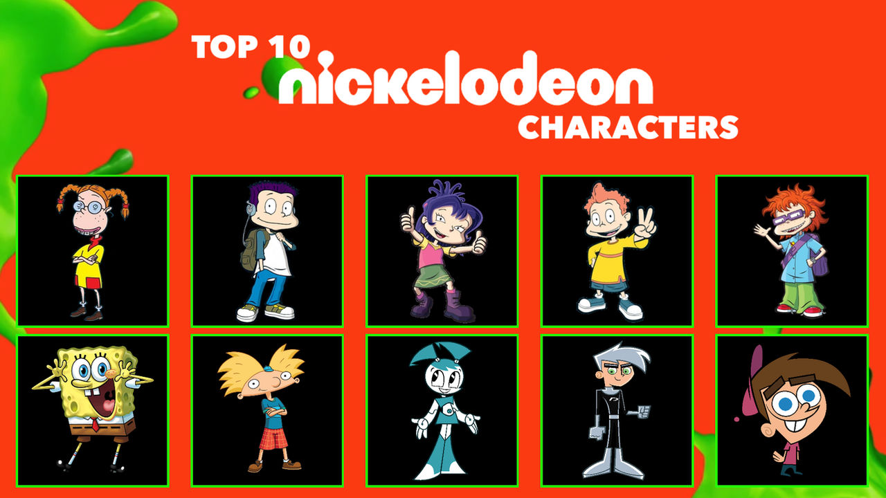 My top 10 Nickelodeon characters by dreamerfield9420 on DeviantArt My top 10 Nickelodeon characters by dreamerfield9420 on DeviantArt