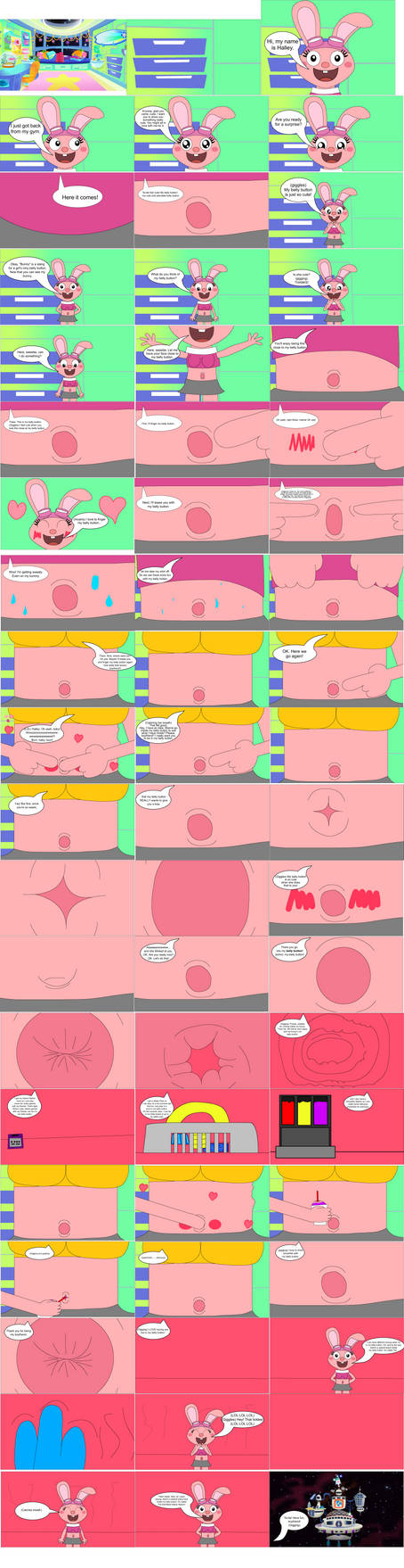 Inside Halley The Rabbits Belly Button Part 1 By Redballbomb On Deviantart