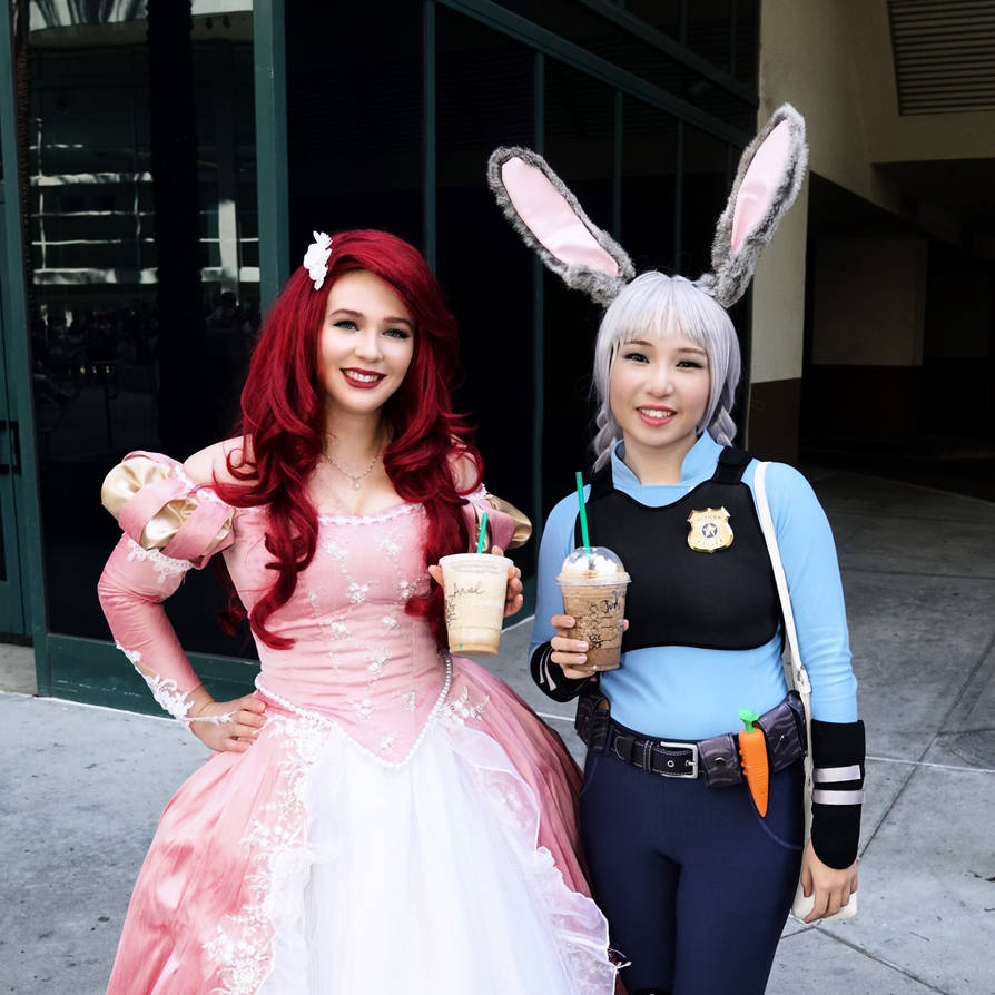 Ariel And Judy Hopps D232017 01 Abdella By Abdella Photo Art On Deviantart