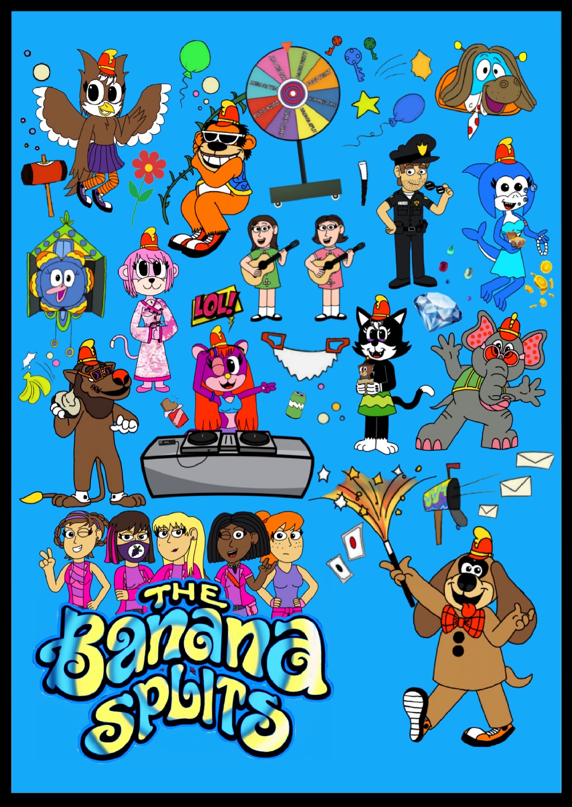 The Banana Splits Show Poster Remake 4 By Bugmaser On Deviantart