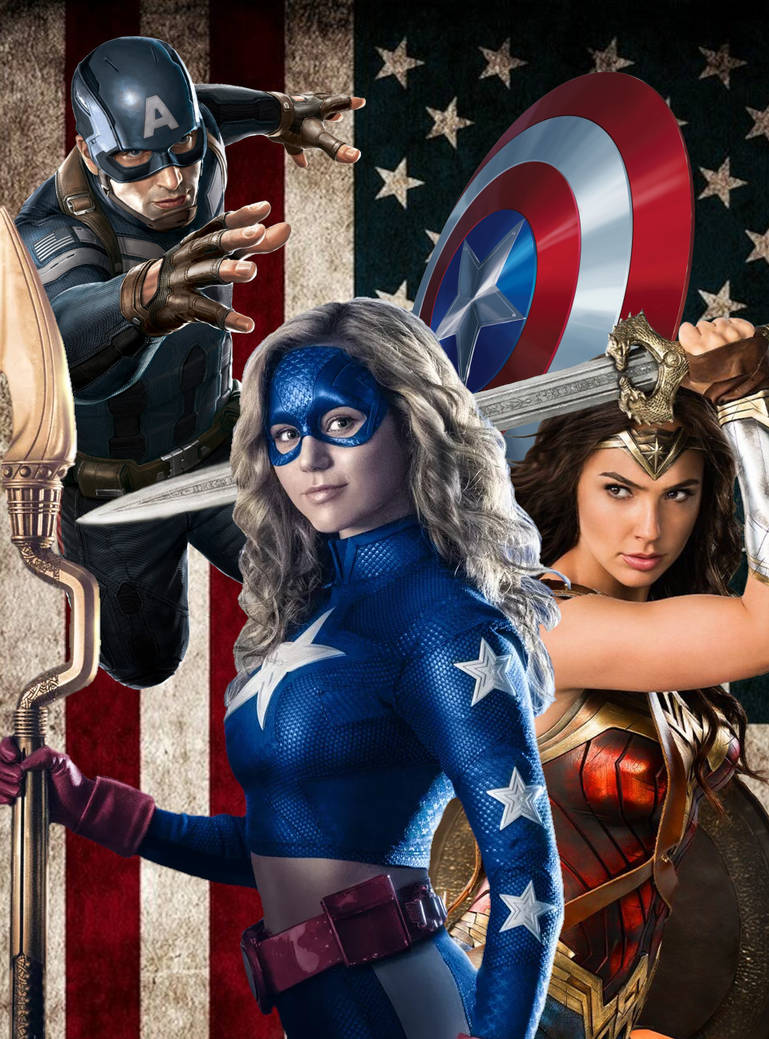 Stargirl Captain America Wonder Woman By Shinnokurayami On Deviantart