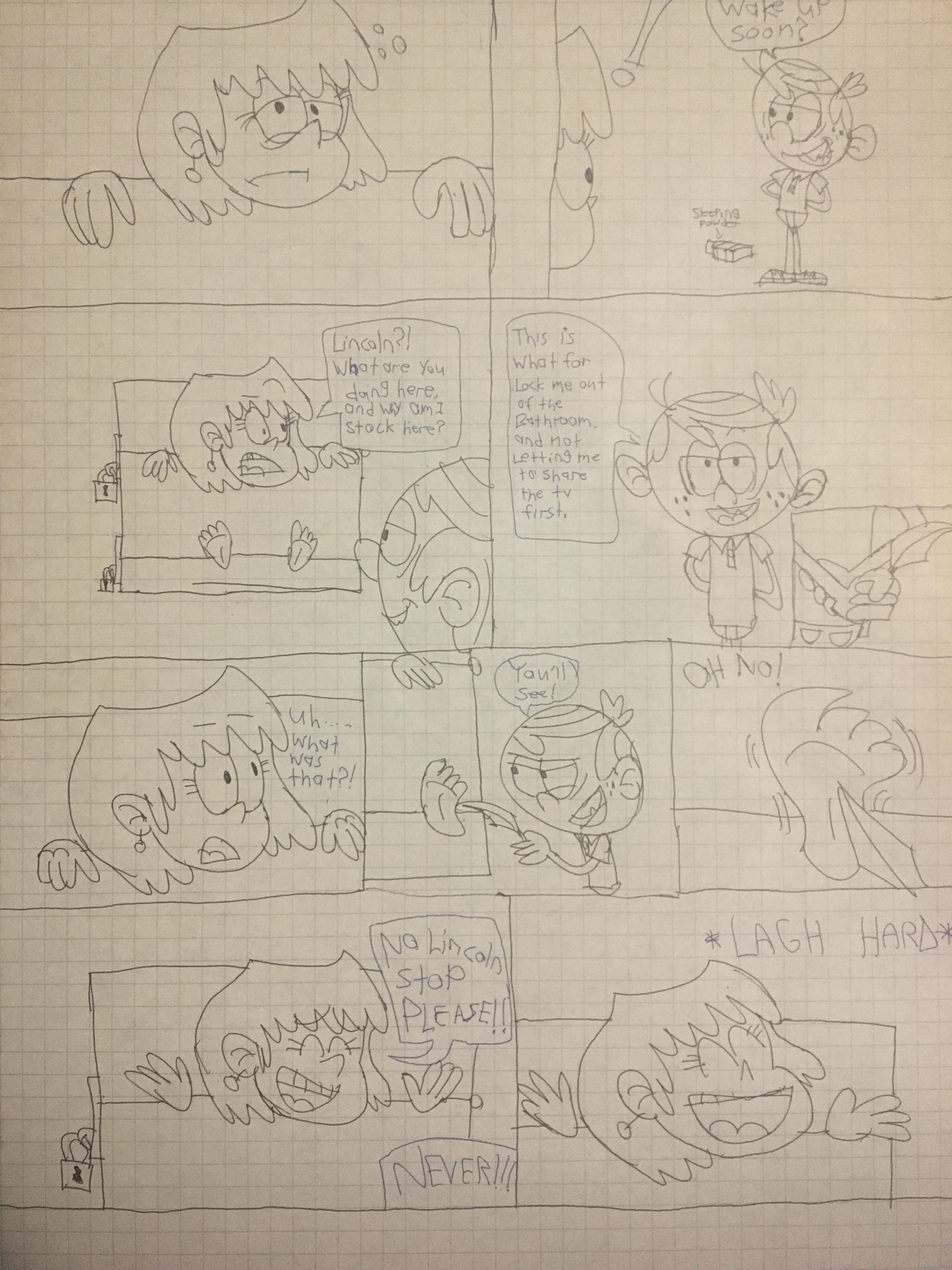 Lincoln Tickles Lori By Jarmasea On Deviantart