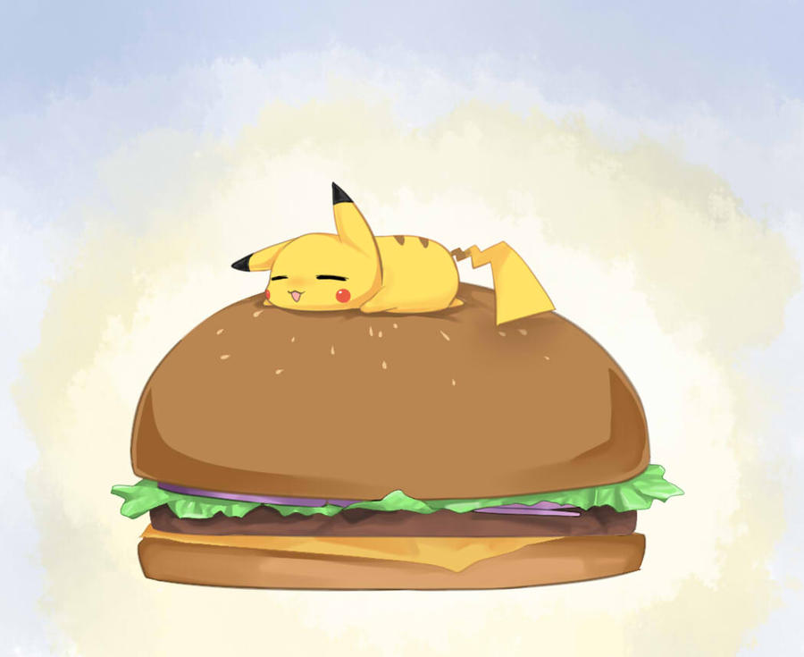 Pikachu Got Burger 2012 By Mokonatenshi On Deviantart