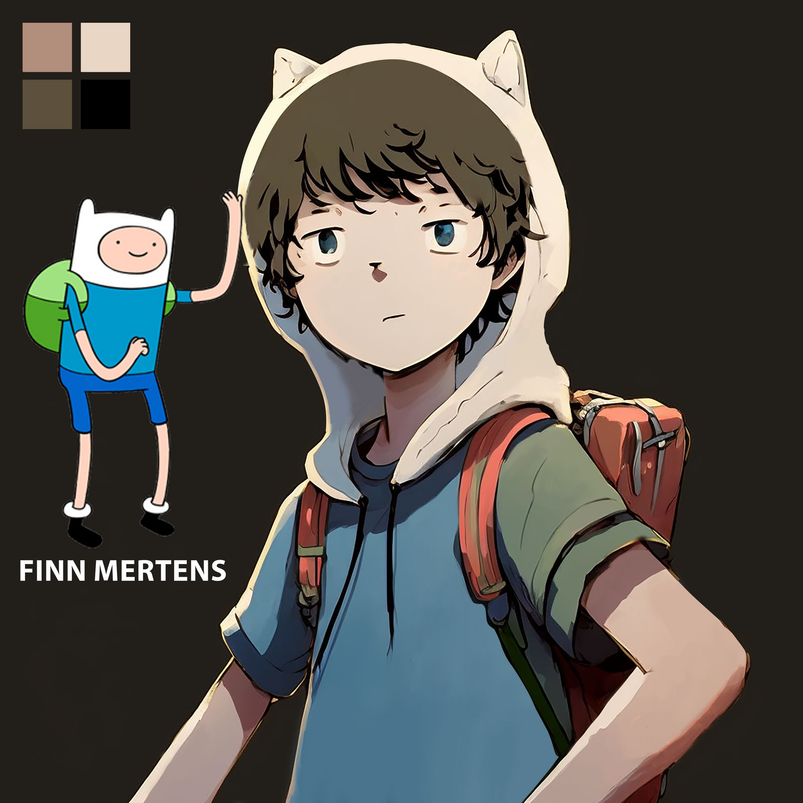 Finn Mertens Anime by Shiroe999 on DeviantArt Finn Mertens Anime by Shiroe999 on DeviantArt