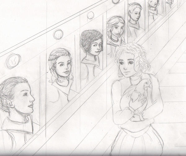 hall of heads WiP by sarahmandrake on DeviantArt