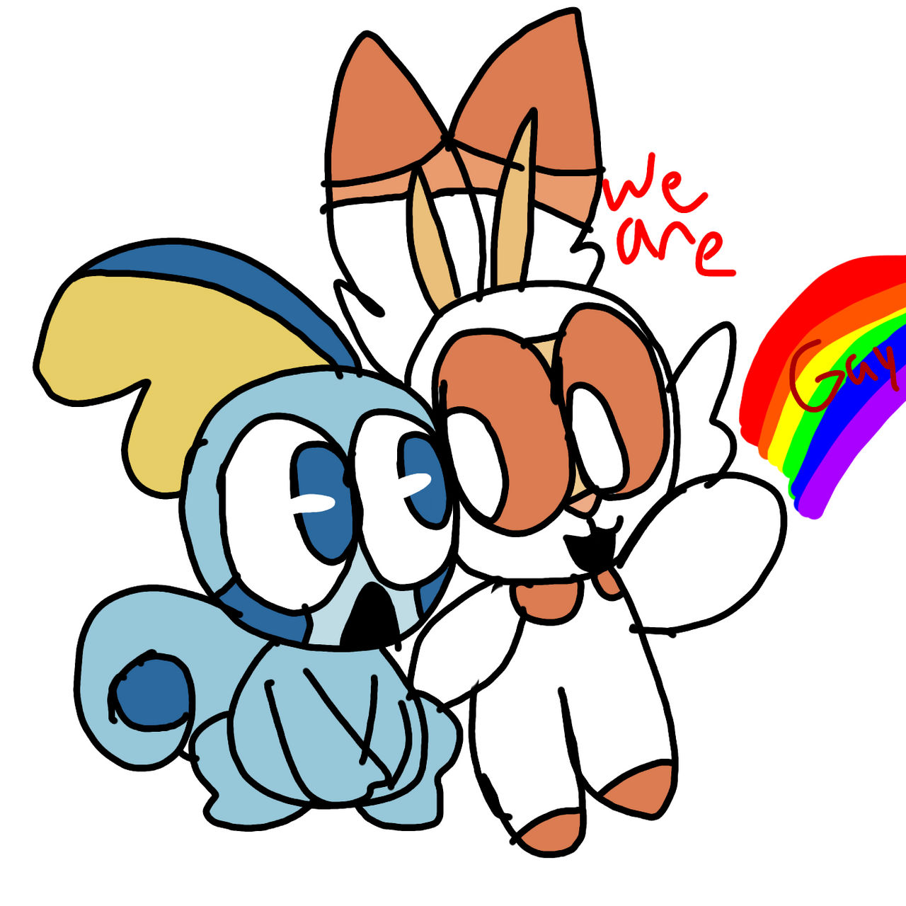 We Are Gay Sour The Sobble X Scorry The Scorbunny By 2cherrysakura2 On Deviantart