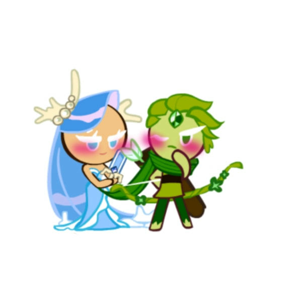 Sea Fairy Cookie X Wind Archer Cookie Sprite Edit By 2cherrysakura2 On