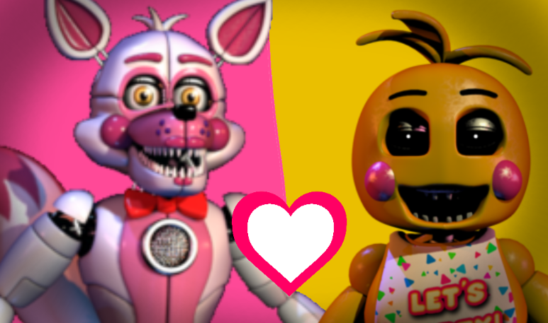 Toy Chica X Funtime Foxy Fnaf By 2cherrysakura2 On Deviantart