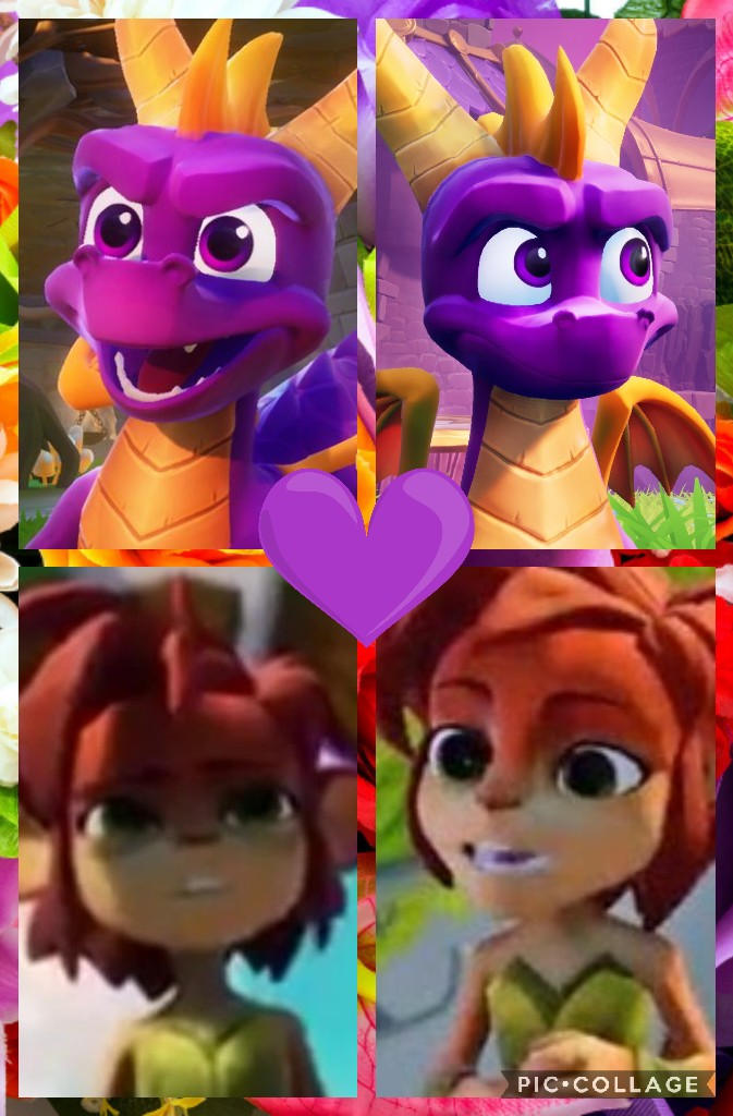Elora X Spyro Collage By 2cherrysakura2 On Deviantart
