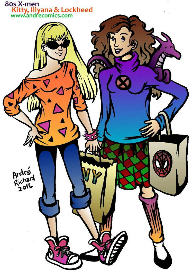Kitty Pryde Illyana Rasputin 80s X Men By Andrepaploo On Deviantart