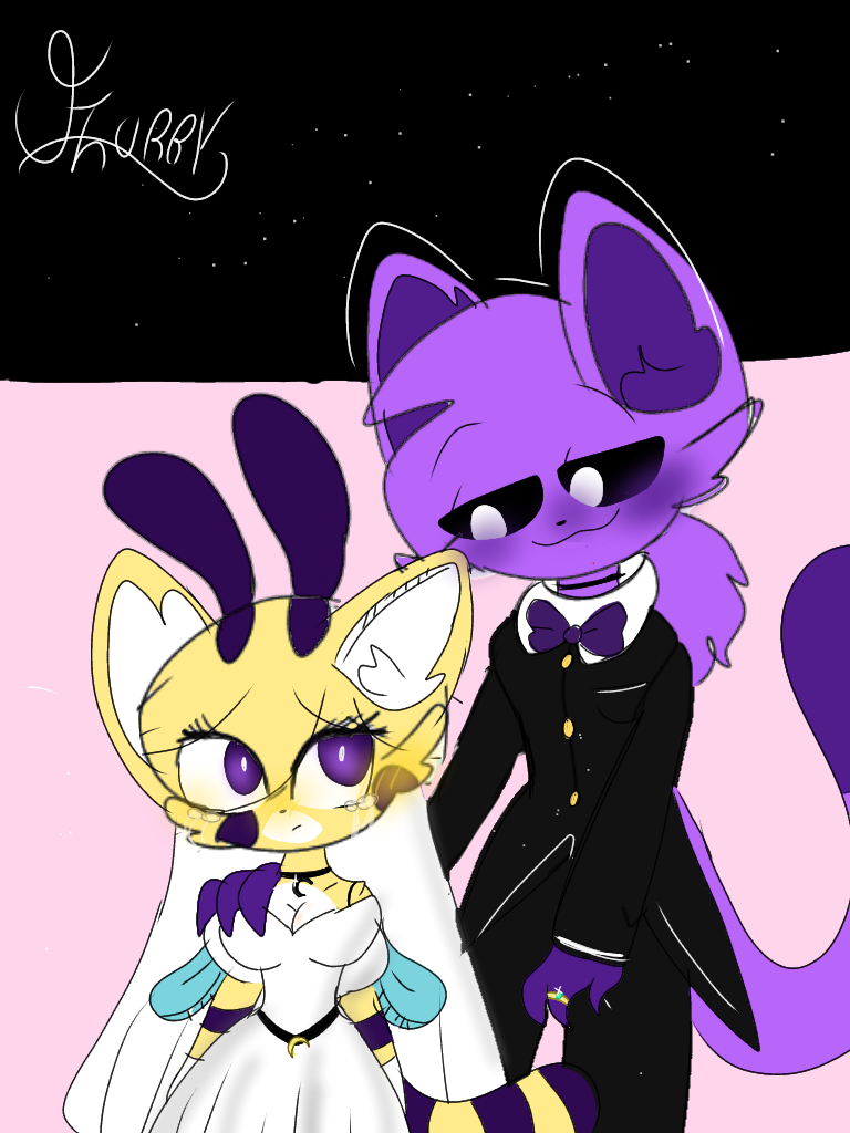 Catnap X Catbee By Animesdibujos On Deviantart