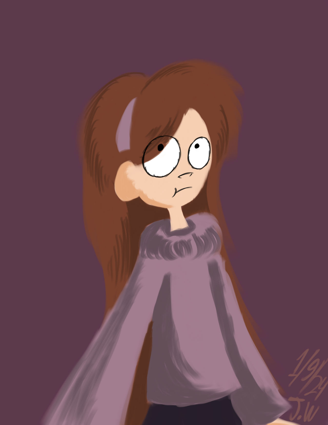 Mabel Pines Portrait Gravity Falls By 1602jaw On Deviantart