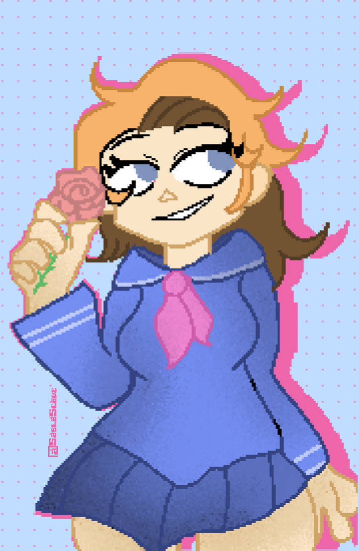 Female Senpai Fnf By Sashascape On Deviantart