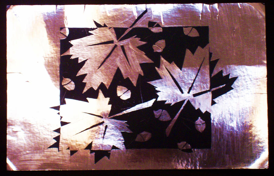 Leaves Scratchart by Vanaliel on DeviantArt