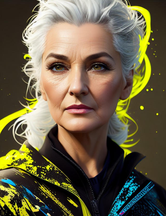 Beautiful Old Woman By Ai Art You Glad On Deviantart