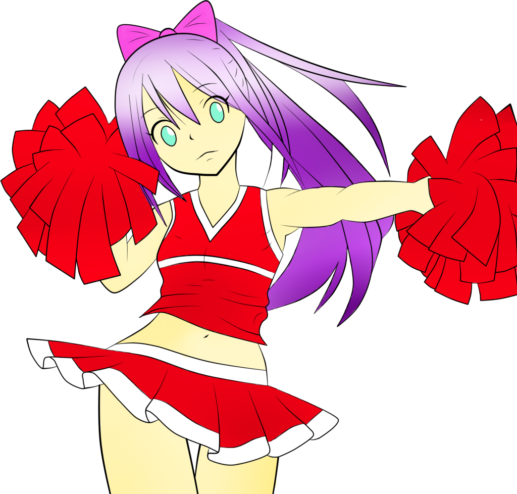 Cheerleading Anime Girl By Clairexcat On Deviantart