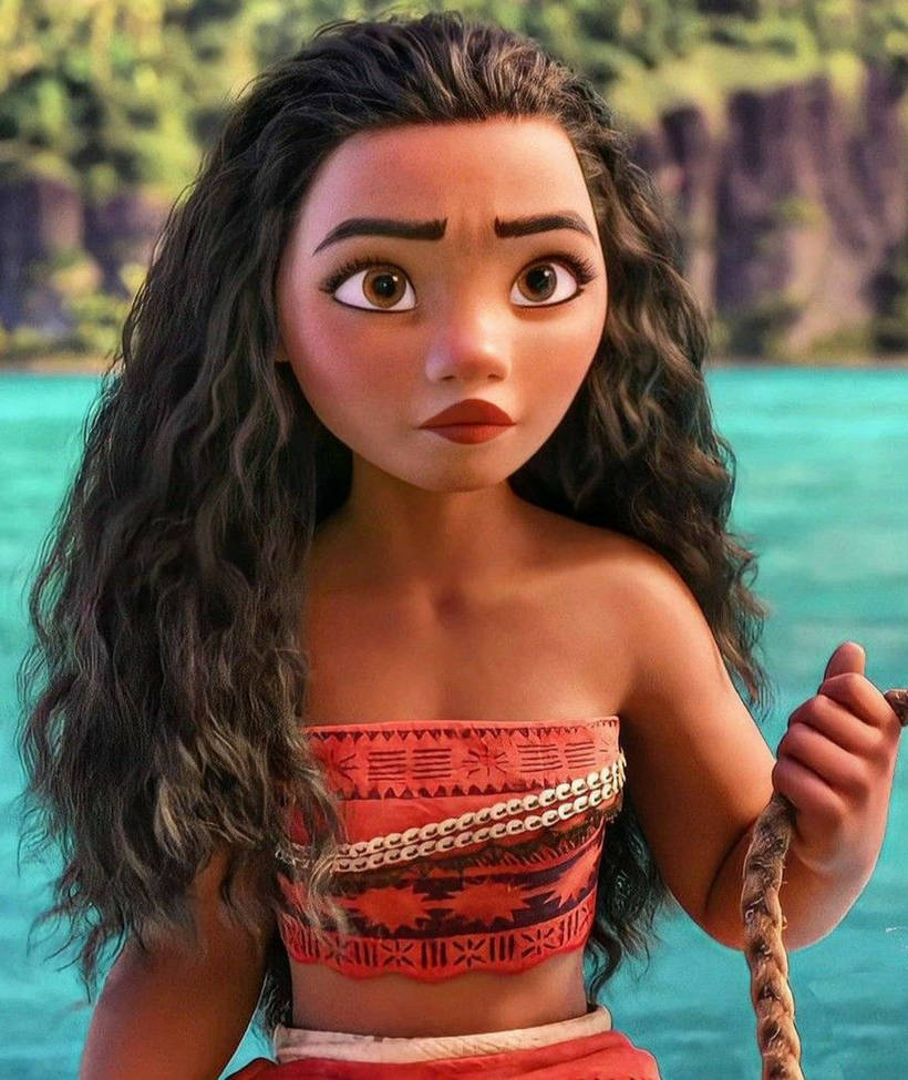 Moana Waialiki With Lip Stick By Brandonmerideth On Deviantart