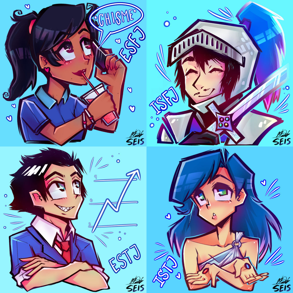 MBTI - Sentinels p. 2 by Seis-art on DeviantArt MBTI - Sentinels p. 2 by Seis-art on DeviantArt