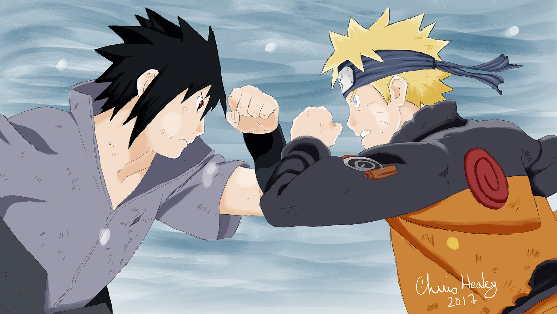 Naruto Vs Sasuke By Chrishealey On Deviantart