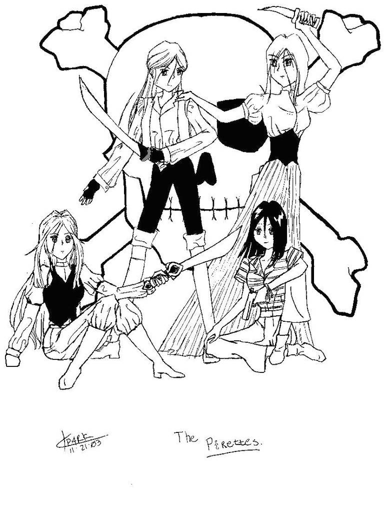 The Pirettes by MangaNut01 on DeviantArt