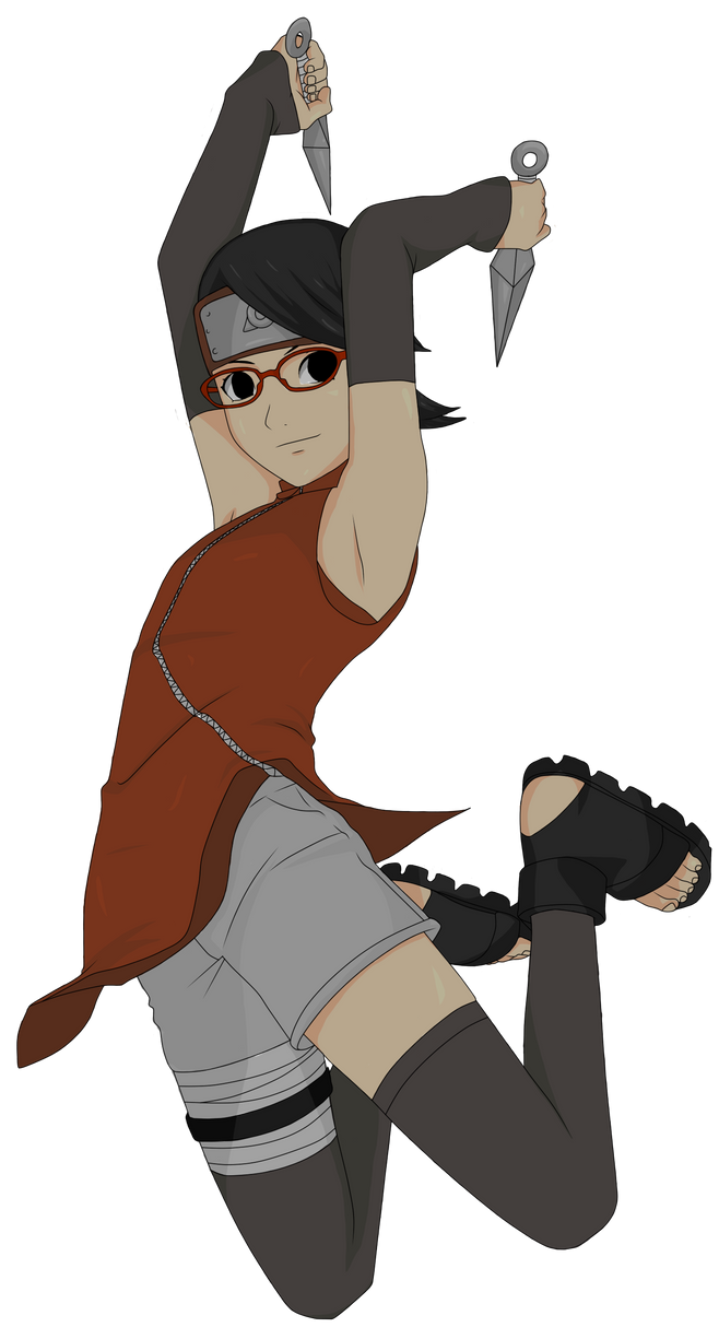 Naruto Sarada Uchiha By The14carat On Deviantart