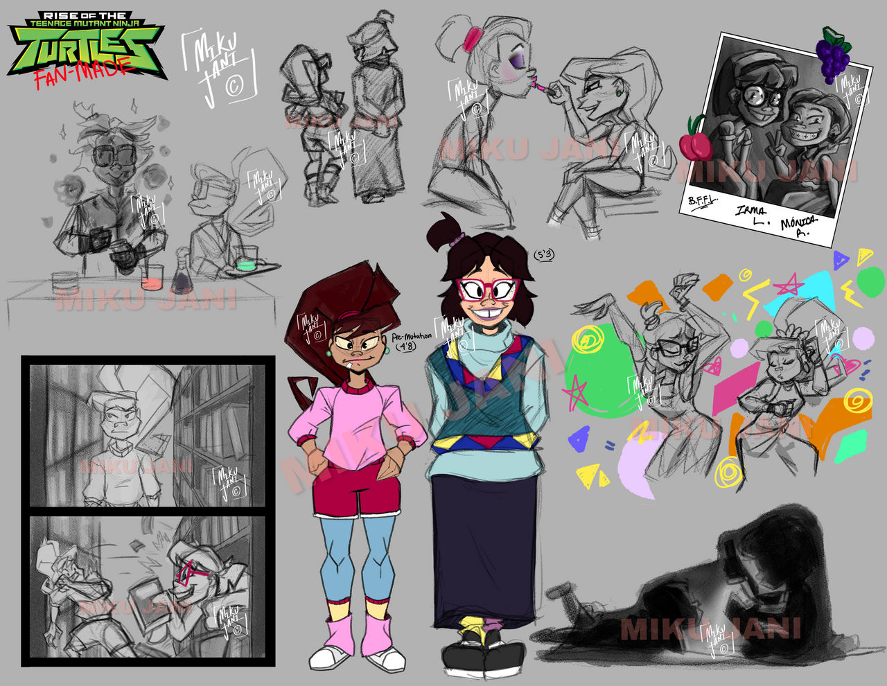 Rottmnt Mona And Irma Bffs By Mikujaniart On Deviantart