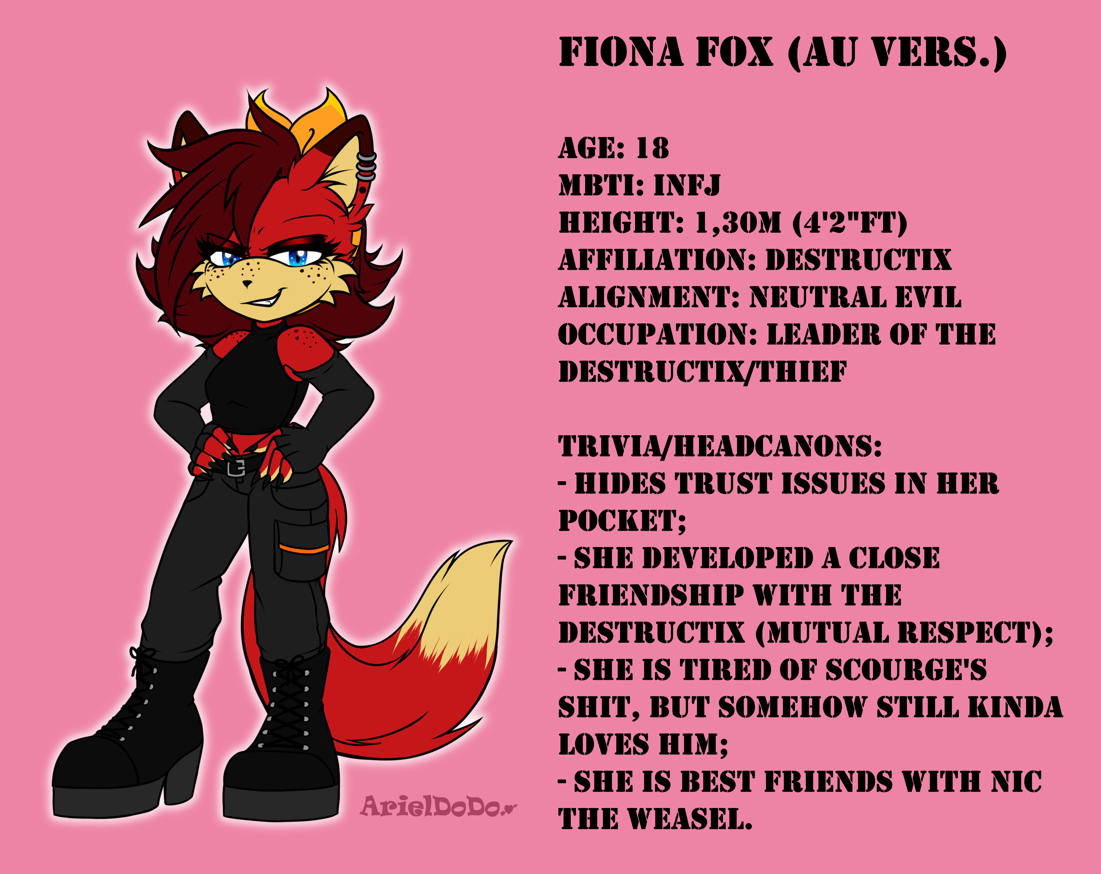 Fiona Fox Au Ver By Ceoofdestructix On Deviantart