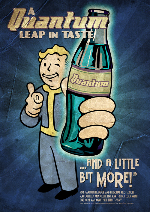 Nuka Cola Quantum Poster By Markuzr On Deviantart