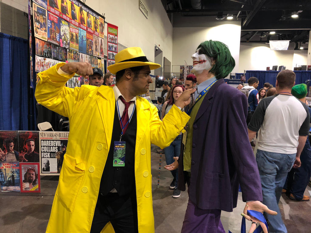 Dick Tracy Vs The Joker Ri Comic Con By Dragonrider1227 On Deviantart