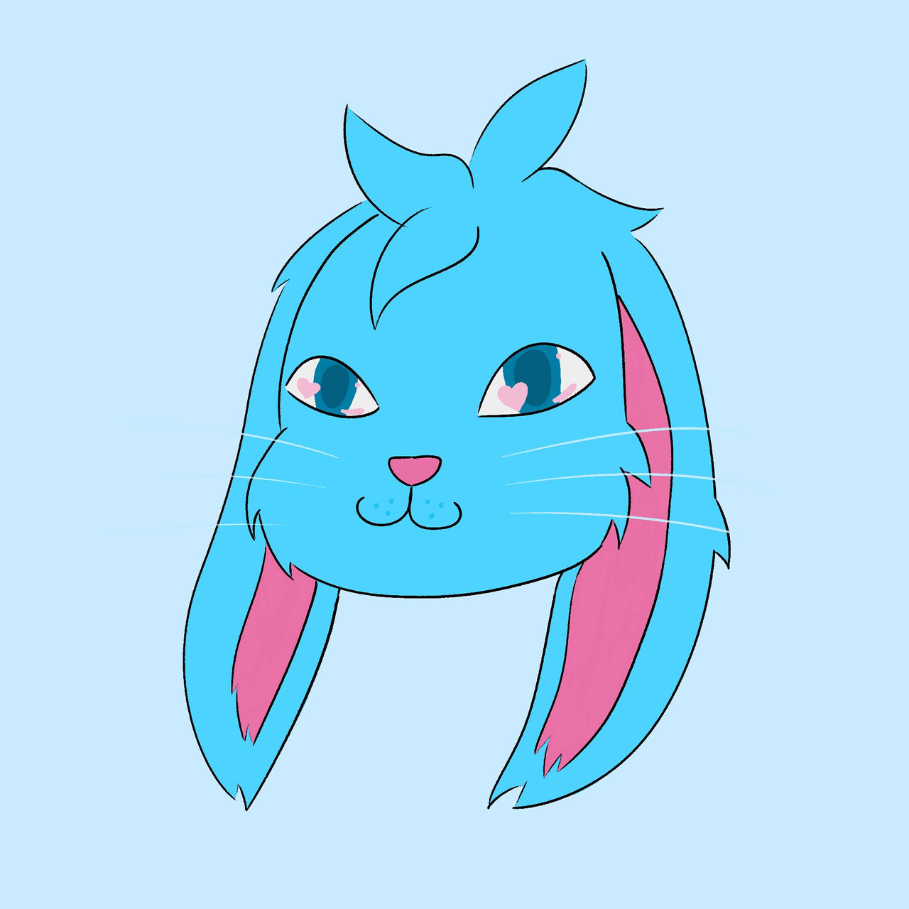 Blue Bunny By Fungusbunny On Deviantart