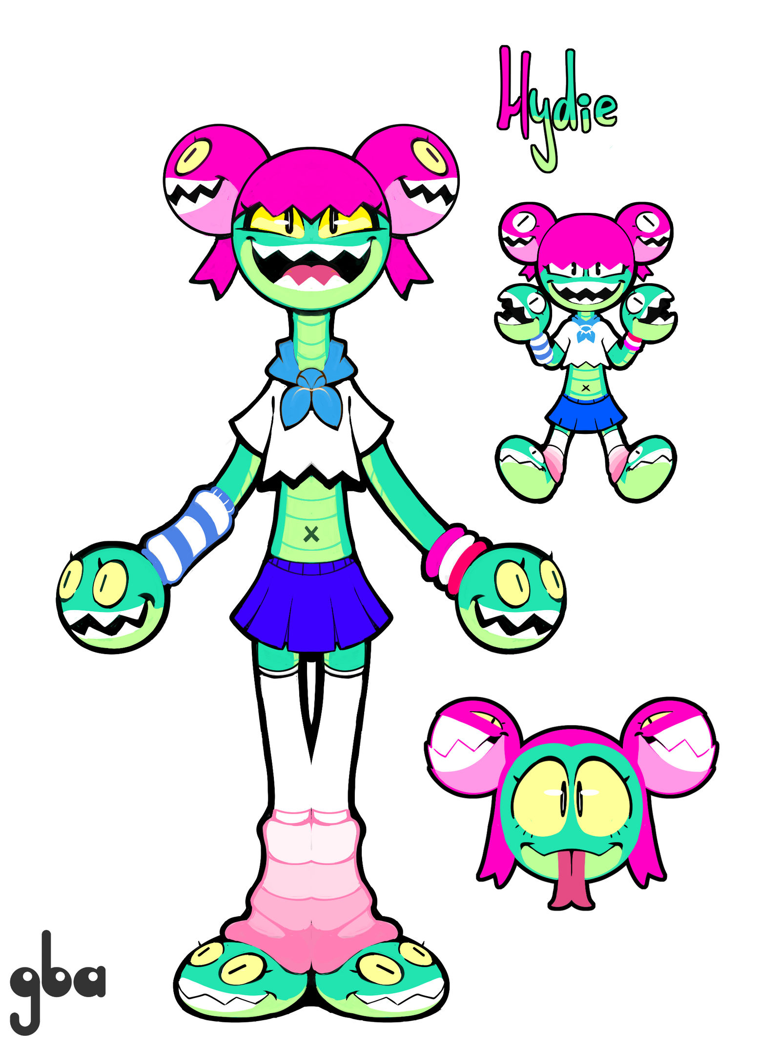 Hydie The Hydra Girl By Goodbadartist On Deviantart